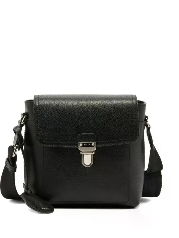 Bally Capitol Grained Leather Crossbody Bag - Black