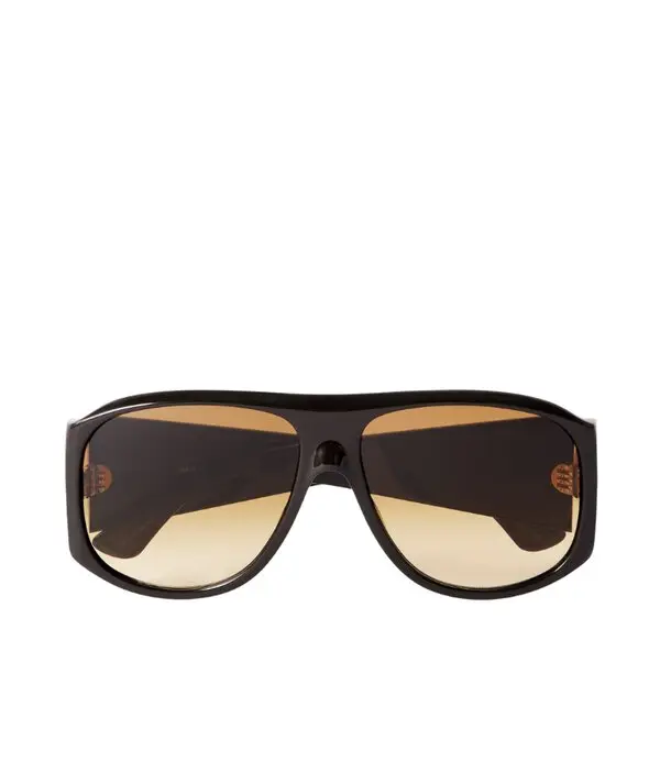 Chloé Izia Aviator-style Acetate Sunglasses - Brown