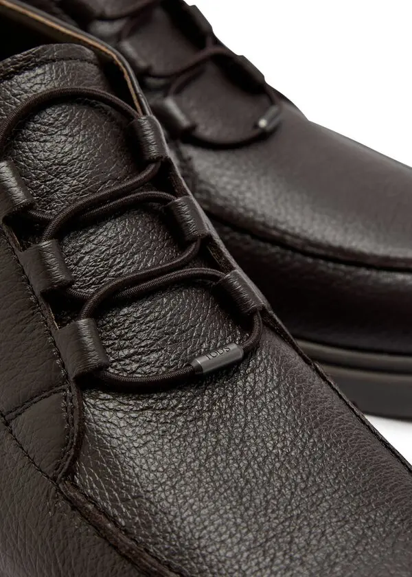 TOD'S Polacco Grained Leather Boots