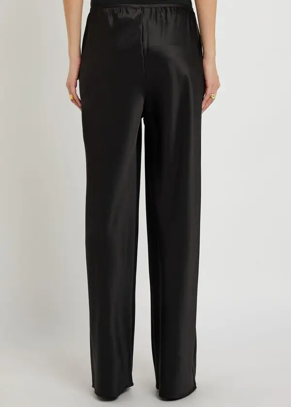 REFORMATION Gale Straight-leg Satin Trousers
