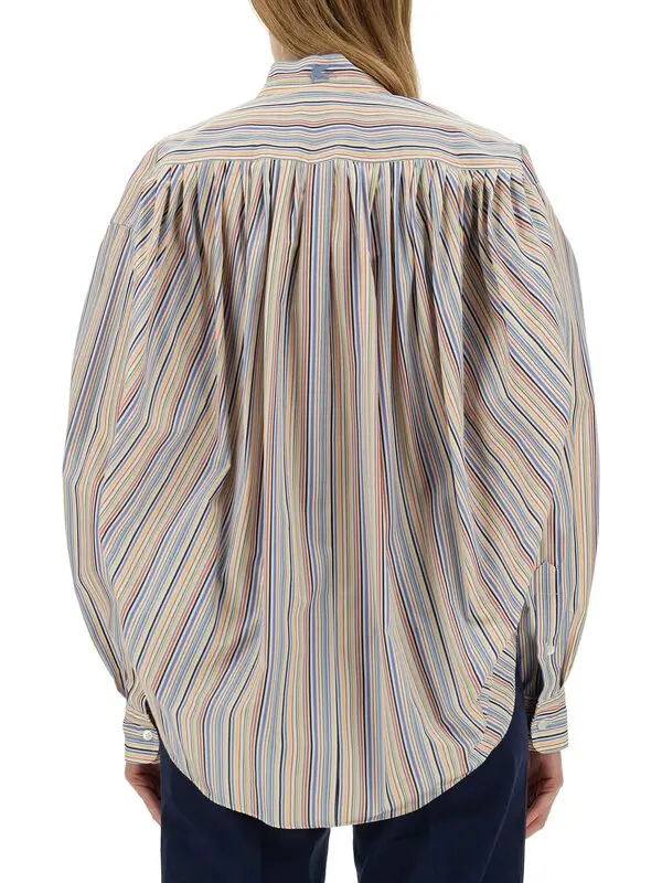 Etro Striped Cotton Blouse