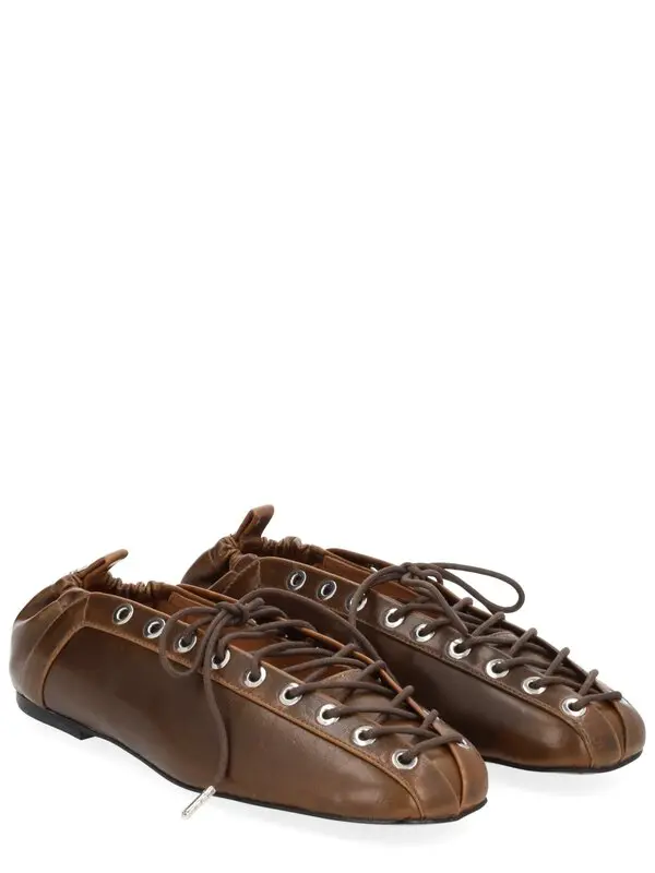 GANNI Ballerinas With Laces
