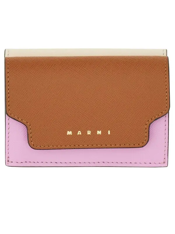 Marni Tri-fold Wallet - Pink