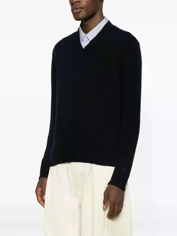 SEVEN GAUGE V-neck Long-sleeve Sweater