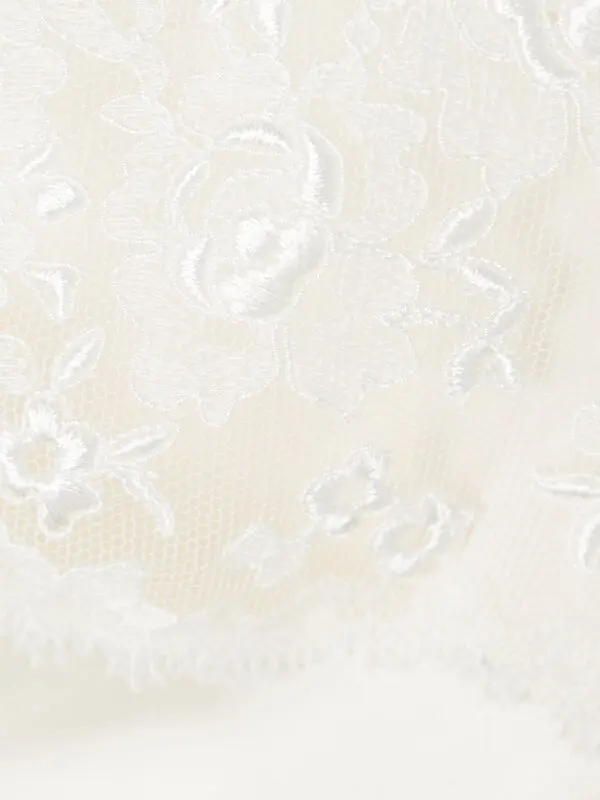 Chloé Lace-trimmed Silk-satin Camisole - Neutrals