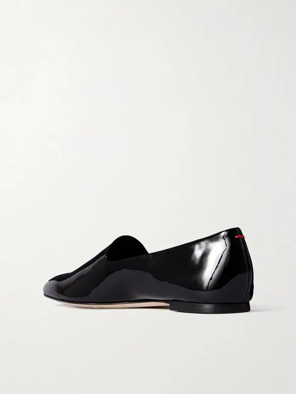 AeydĒ Vanna Patent-leather Loafers