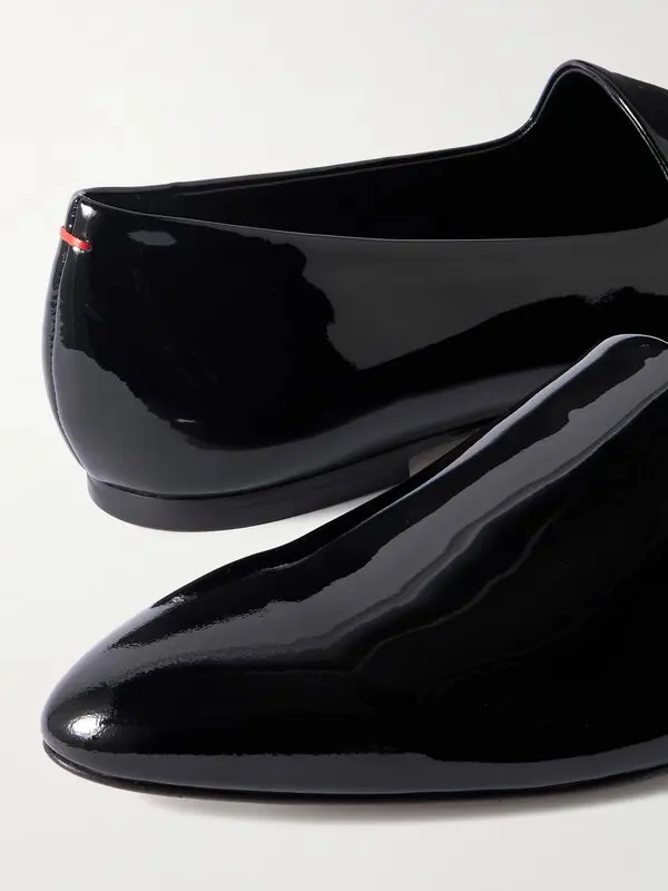 AeydĒ Vanna Patent-leather Loafers