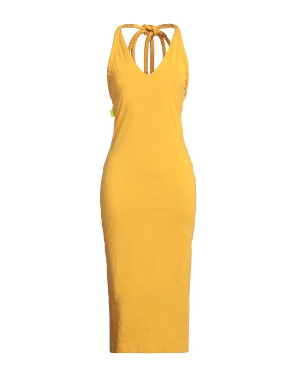 EX-ANIMO Cotton Midi Bodycon Dress