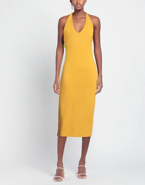 EX-ANIMO Cotton Midi Bodycon Dress
