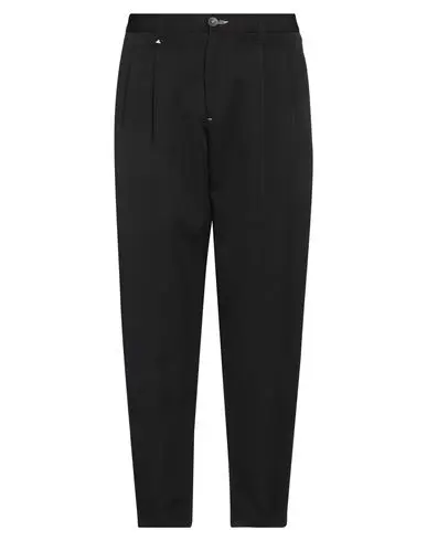 BERNA Tailored Tapered Leg Stretch Pants - Black