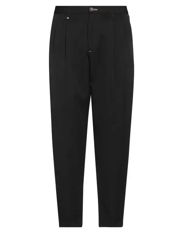 BERNA Tailored Tapered Leg Stretch Pants - Black