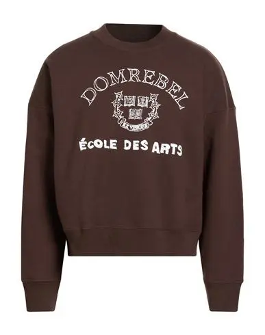 DOMREBEL Dark Cotton Sweatshirt - Brown