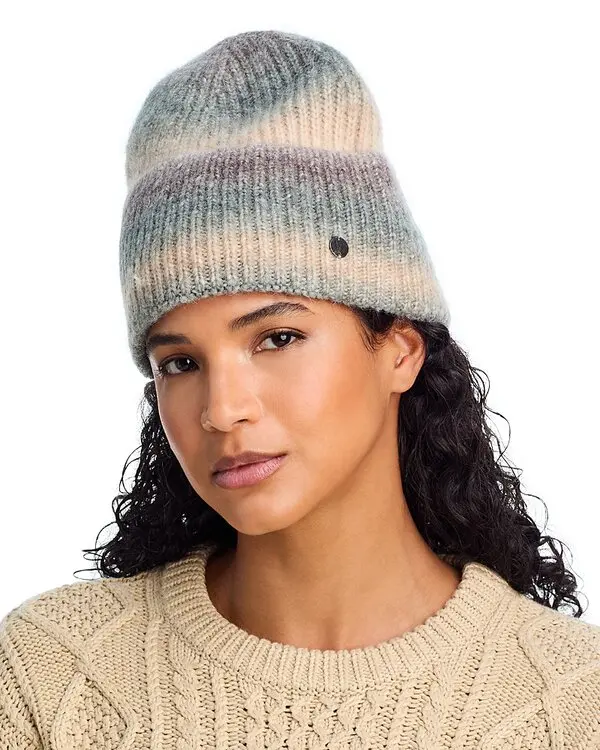FRAAS Ombre Cuff Beanie - Stone