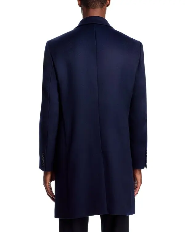 Cardinal Of Canada St. Pierre Cashmere Topcoat - Navy