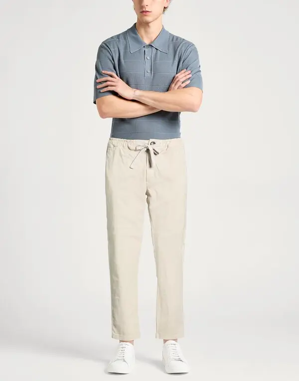 Crossley Tapered Gabardine Pants - Beige