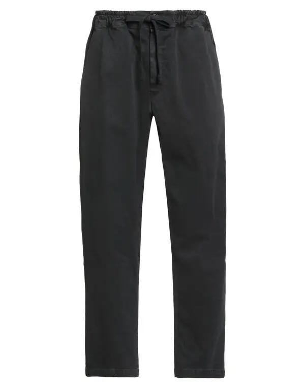 Crossley Cotton Gabardine Tapered Pants - Black