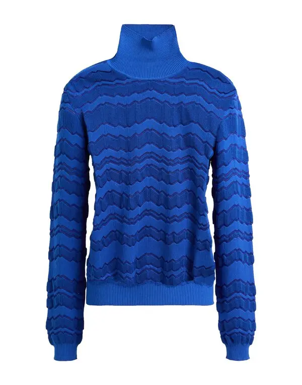 Missoni Turtleneck Knit Top - Blue