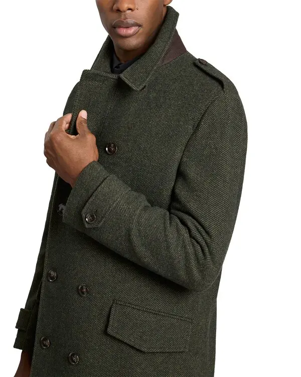 Ted Baker London Windyhill Overcoat - Olive
