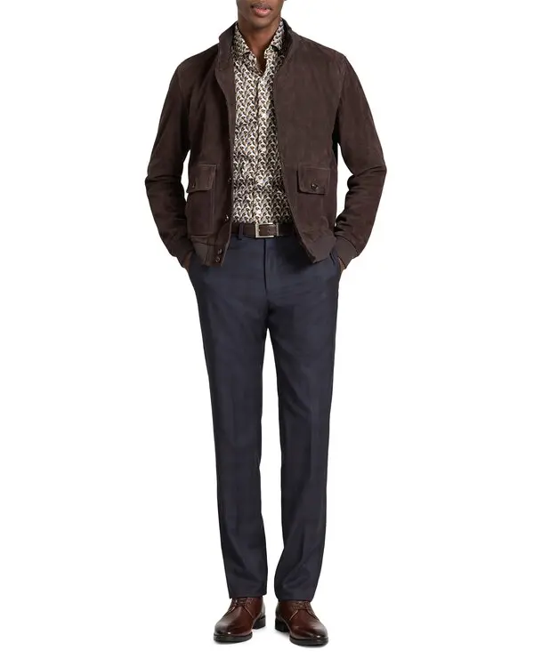 Ted Baker London Weir Suede Bomber Jacket