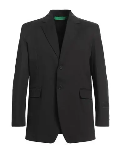 GARMENT WORKSHOP Single-breasted Twill Blazer - Black