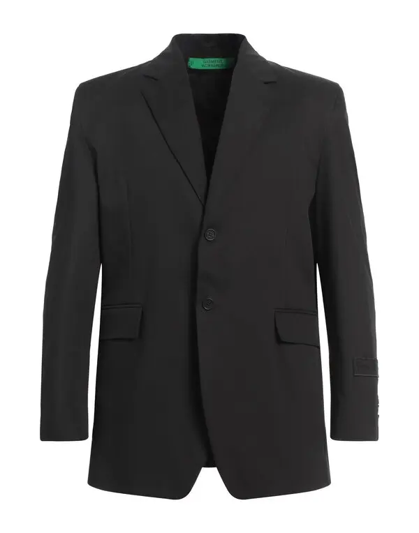 GARMENT WORKSHOP Single-breasted Twill Blazer - Black