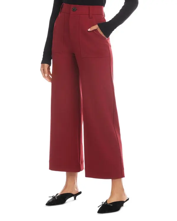 Fifteen Twenty Rylee Cropped Pants - Brick