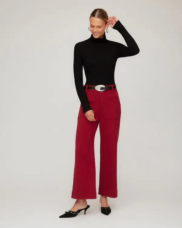 Fifteen Twenty Rylee Cropped Pants - Brick