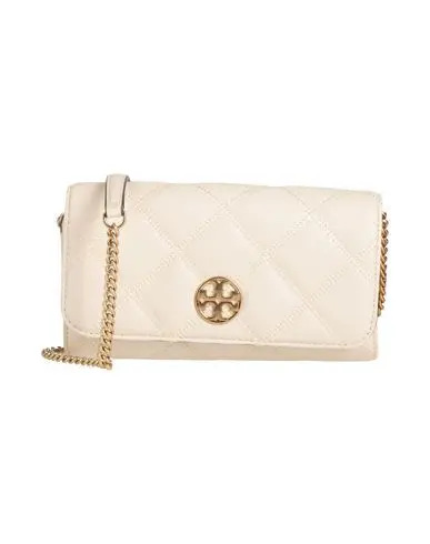 Tory Burch Quilted Leather Crossbody Bag - White