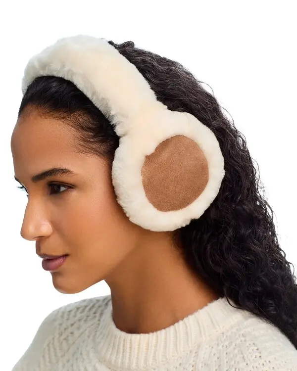 UGG Shearling Wireless Earmuffs - Chestnut