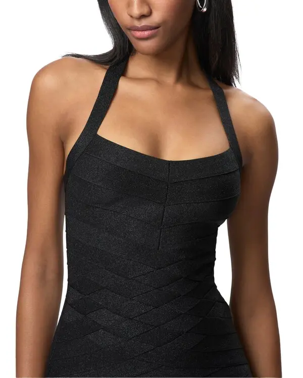 Herve Leger Maxine Gown - Black