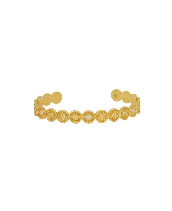 OTTOMAN HANDS Moon Bangle - Gold