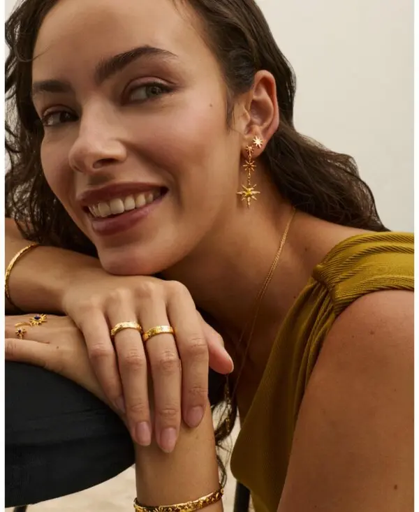 OTTOMAN HANDS Star Drop Earrings