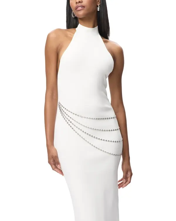 Herve Leger The Sybil Gown - Alabaster