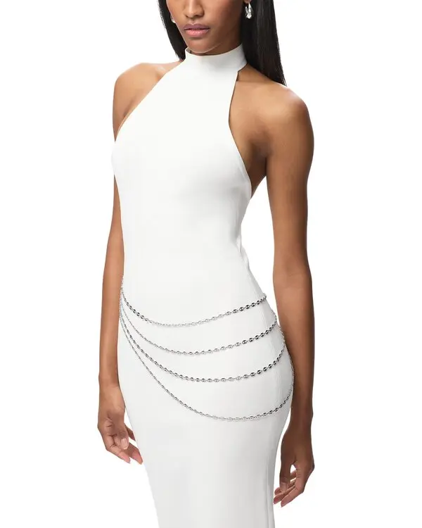 Herve Leger The Sybil Gown - Alabaster