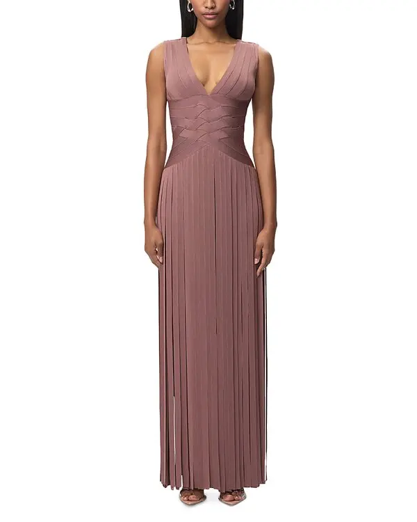 Herve Leger Harlow Gown - Biscotti