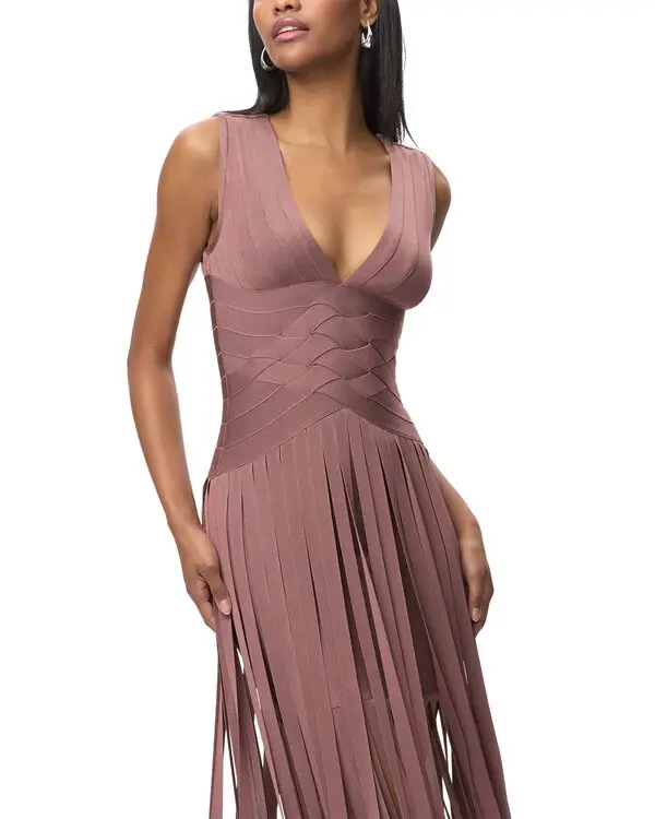Herve Leger Harlow Gown - Biscotti