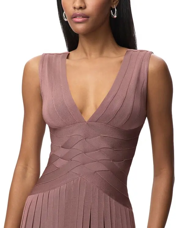 Herve Leger Harlow Gown - Biscotti