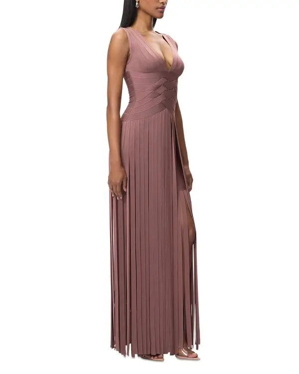 Herve Leger Harlow Gown - Biscotti