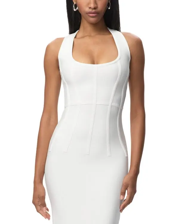 Herve Leger Willa Dress - Alabaster