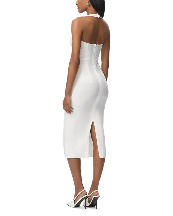 Herve Leger Willa Dress - Alabaster