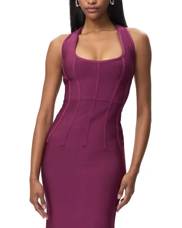 Herve Leger Willa Dress - Thistle