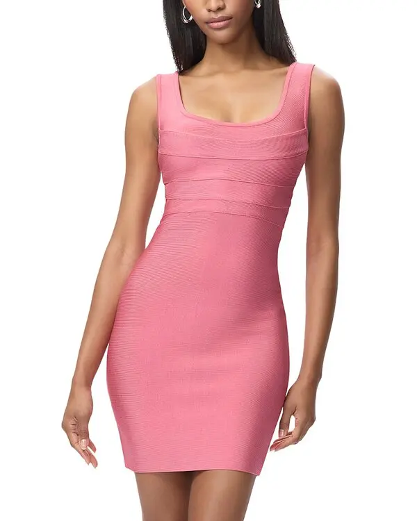Herve Leger Amara Dress - Bubblegum