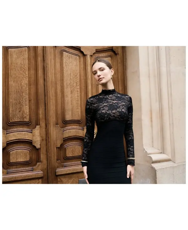 Herve Leger Maisie Gown