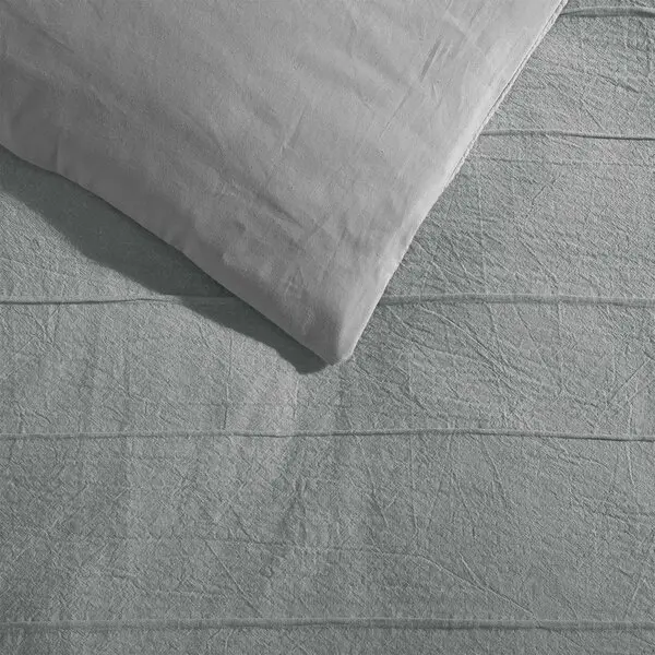 Vera Wang Woven Tucks Jacquard 3 Piece Comforter Set, King