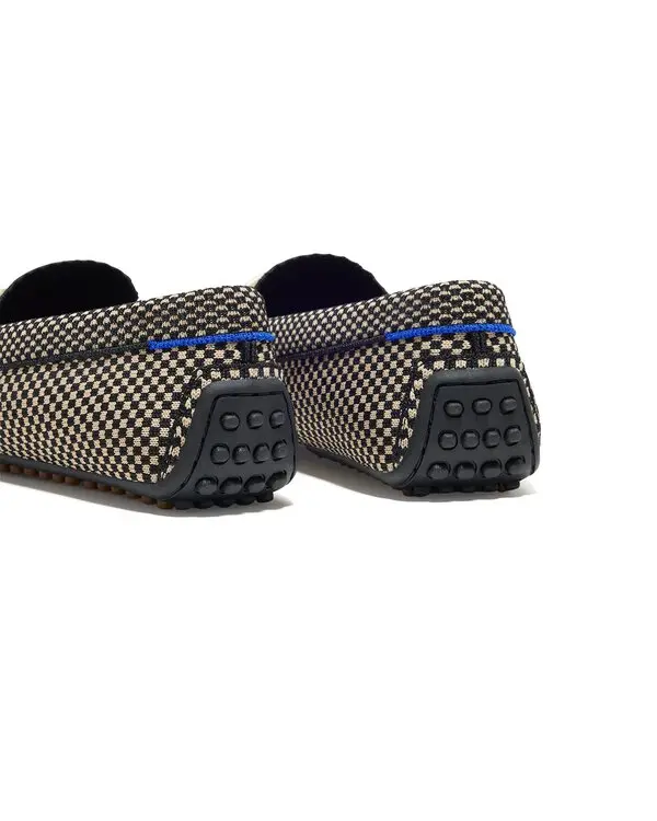 Rothy's The Double Bit Driver Loafers - Classic Micro Check