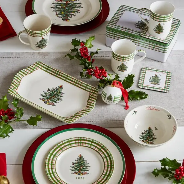 SPODE Christmas Tree 2025 Annual Collector Plate