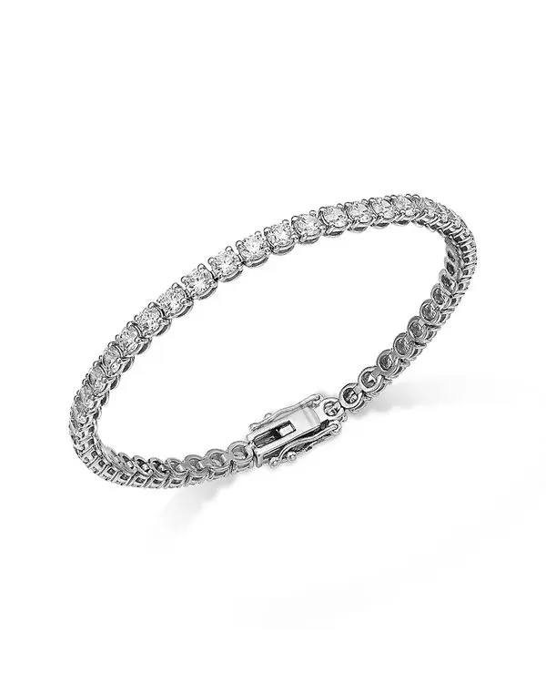 Bloomingdale'S 7.0 Tcw Certified Lab Grown Diamond Tennis Bracelet In 14k Gold - White