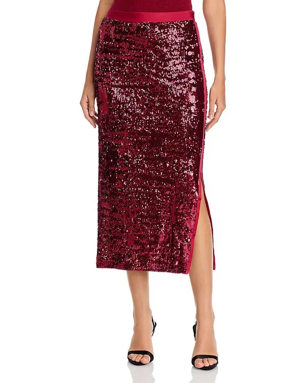 BOSS Ebibi Sequin Embellished Bodycon Skirt