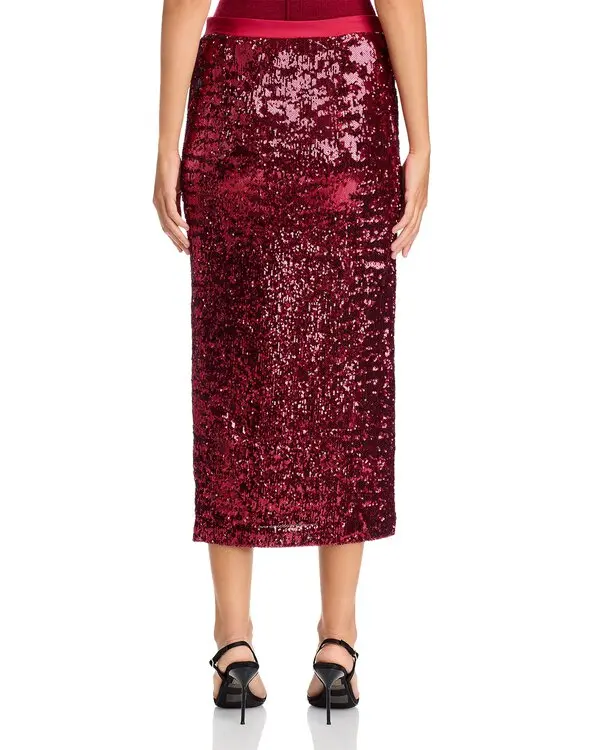 BOSS Ebibi Sequin Embellished Bodycon Skirt