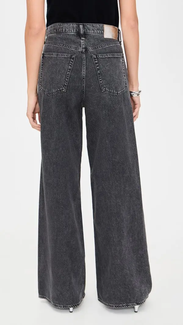Rag & Bone Featherweight Sofie High-rise Wide-leg Jeans